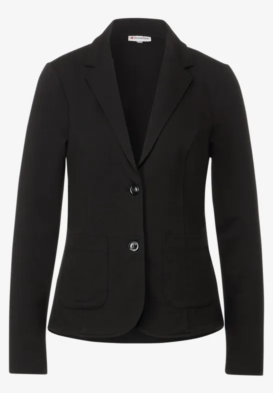 STREET-ONE Basic Blazer für Damen in Schwarz | STREET-ONE