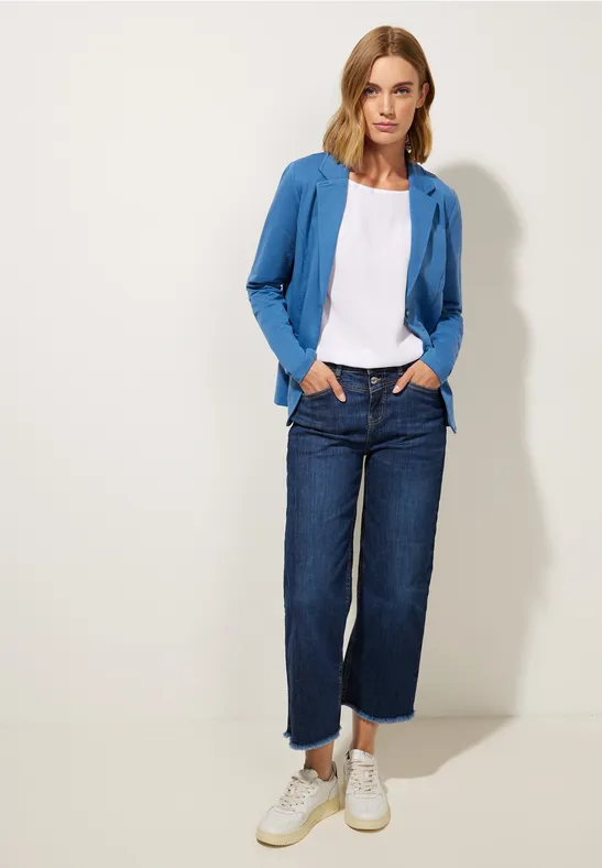 STREET-ONE Basic Blazer für Damen in Blau | STREET-ONE