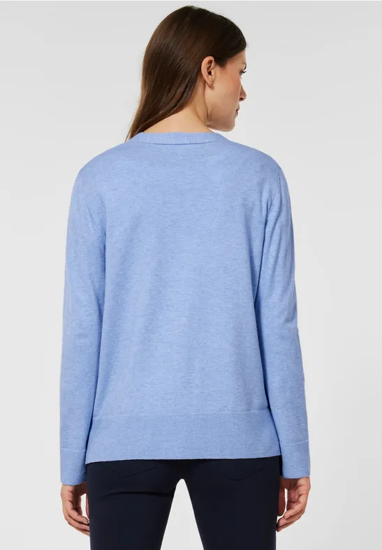 STREET-ONE Cosy Cardigan für Damen in Blau | STREET-ONE