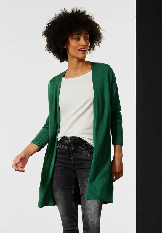 STREET-ONE Langer Cardigan für Damen | STREET-ONE