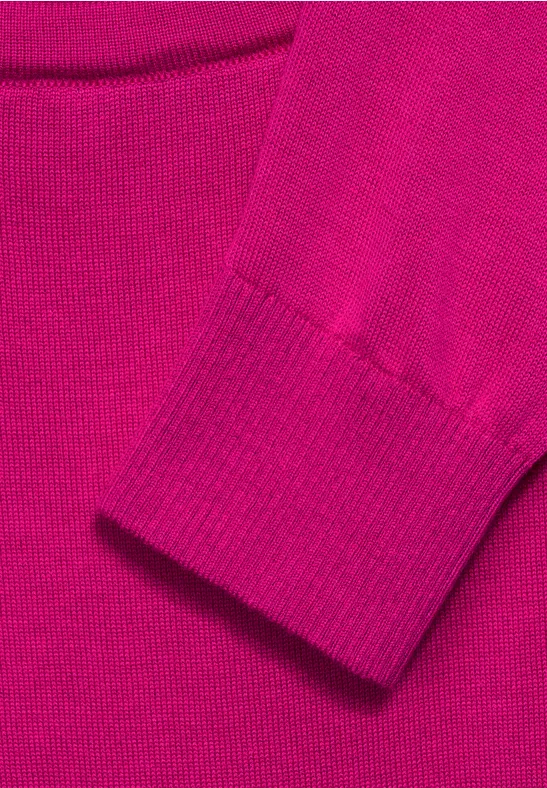 STREET-ONE Pullover mit U-Boot Kragen für Damen | STREET-ONE