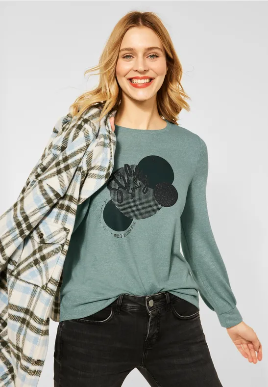 STREET-ONE Shirt mit Artwork für Damen | STREET-ONE