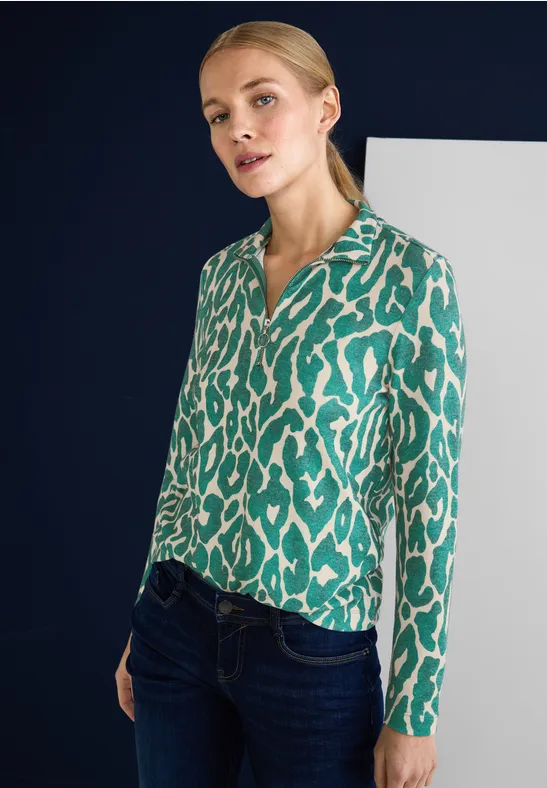 STREET-ONE Leo Printshirt für Damen | STREET-ONE