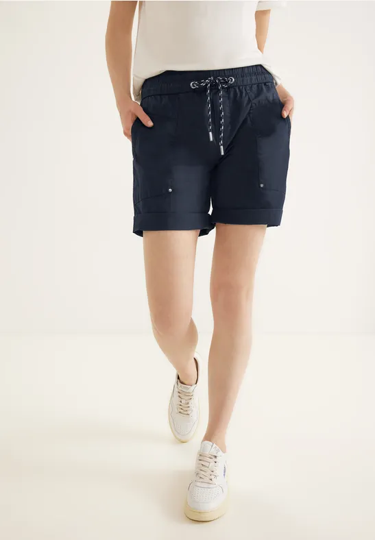 STREET-ONE Bermuda coupe ample in Bleu - BONNY | STREET-ONE