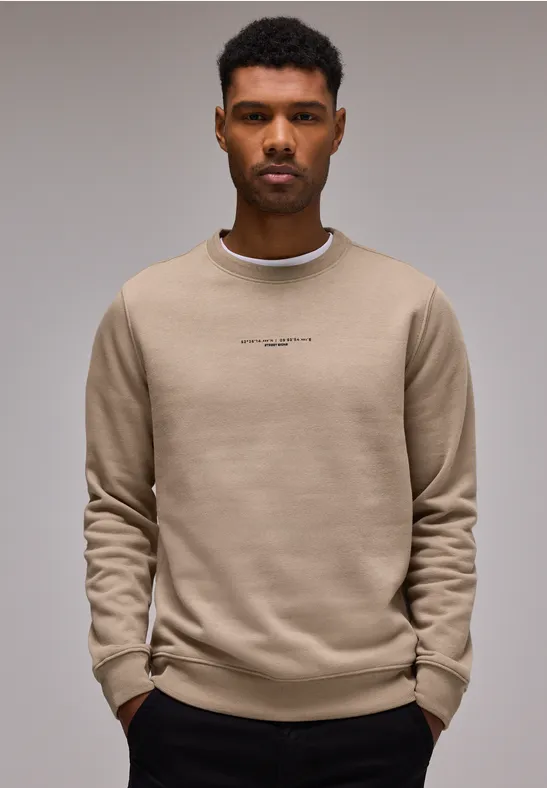 Beige sweatshirt store